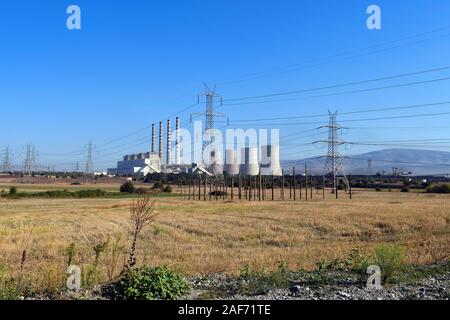 Greece, power station Stock Photo - Alamy