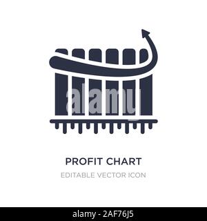 Profit design. Business icon. White background , vector Stock Vector ...