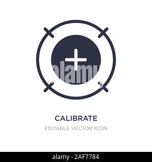 Calibration icon. Metrology sign. Calibrate symbol. Vector illustration ...