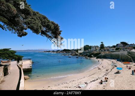 Lovers Point Beach, Pacific Grove, CA Stock Photo - Alamy