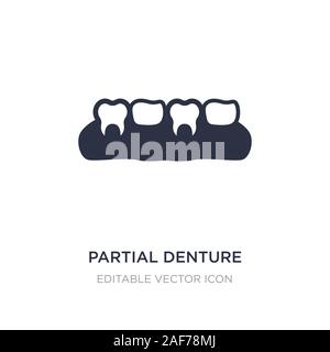 vector illustration of removable partial denture. prosthetics Stock ...