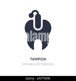 Feminine hygiene pad icon logo sign vector outline in black and white ...