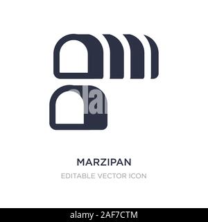 marzipan icon logo sign vector outline in black and white color Stock ...