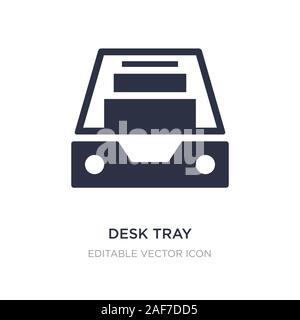 Desktop of computer with folders icon white isolated on blue background ...