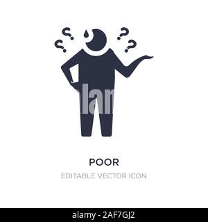 Homeless icon. Beggars sign. Poor symbol. bum hobo Vector illustration ...