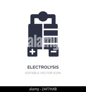 electrolysis icon on white, vector Stock Vector Image & Art - Alamy