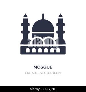 Turkish architecture, mosque icon sign on original five colored buttons ...