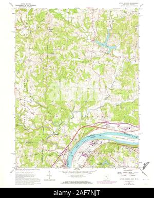 Map of Hocking in Ohio Stock Photo - Alamy