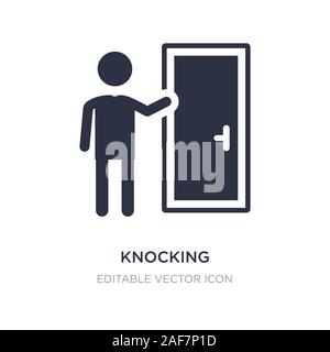 hand knocking on the door- vector illustration Stock Vector Image & Art ...