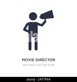 Director chair icon. Simple illustration of director chair vector icon ...