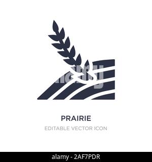 Prairie icon. Simple element from digital disruption collection. Line ...