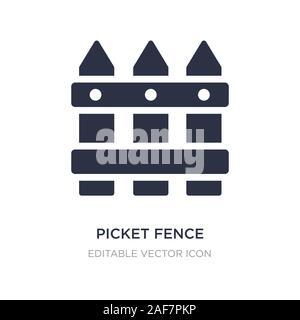 Country fence icon. Simple illustration of country fence vector icon ...