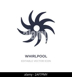 wind swirls icon on white background. Simple element illustration from ...