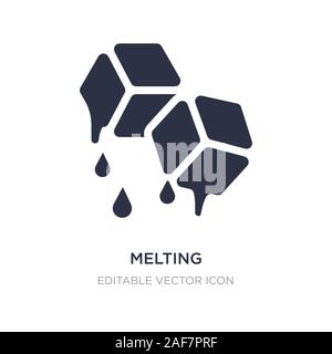 illustration of melted ice cube on isolated background Stock Vector ...