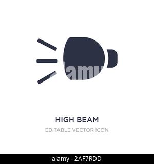 low beam icon on white background. Simple element illustration from ...