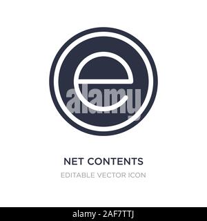 Table of contents icon Vector symbol or sign set collection in black ...