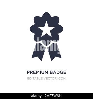 Badge premium icon. Simple illustration of badge premium vector icons ...