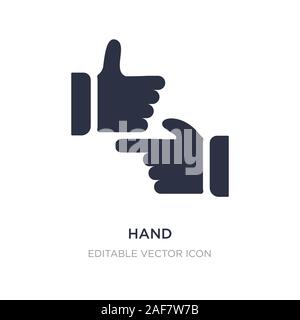 Hand concept icon. Simple illustration of hand concept vector icons set ...