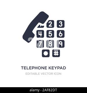 Phone keypad user button, symbol, sign in flat style. Vector ...
