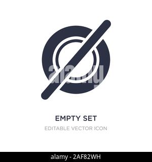 Empty set math icon Stock Vector Image & Art - Alamy