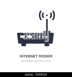 Modem icon. Simple element from web hosting icons collection. Creative Modem icon ui, ux, apps ...