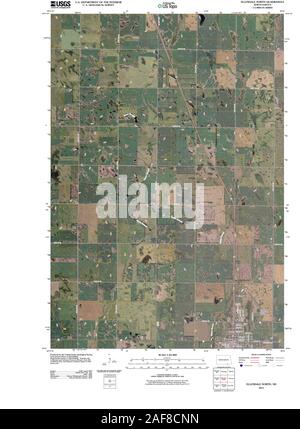 USGS TOPO Map North Dakota ND Cannon Ball SW 20110323 TM Inverted ...