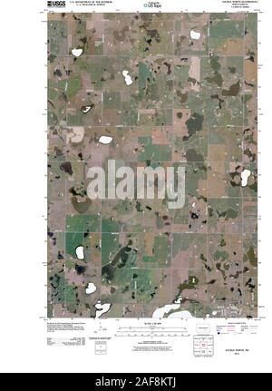 USGS TOPO Map North Dakota ND Cannon Ball 20110401 TM Inverted ...