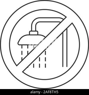 Do not use this unit in the bath, shower or in the water, prohibition ...