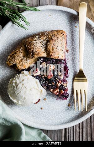 Pear & Grape Galette Stock Photo - Alamy