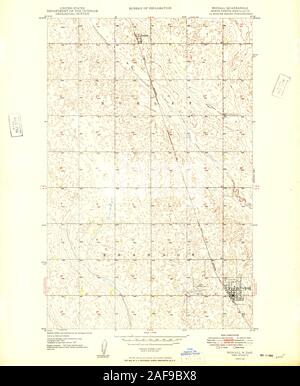 Mohall, North Dakota, map 1948, 1:24000, United States of America by ...