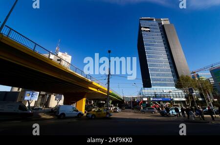 Bucharest, Romania - December 09, 2019: Globalworth Tower office ...