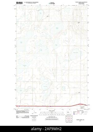 USGS TOPO Map North Dakota ND Cannon Ball SE 20110323 TM Restoration ...