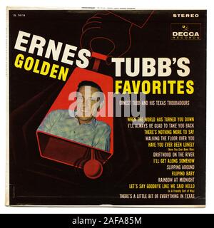 Our Golden Favorites - Vintage Vinyl Record Cover Stock Photo - Alamy