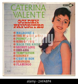 Our Golden Favorites - Vintage Vinyl Record Cover Stock Photo - Alamy