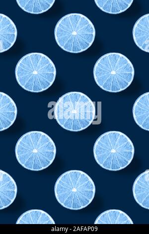 Vivid fruit pattern of fresh citrius on colourful background Stock ...