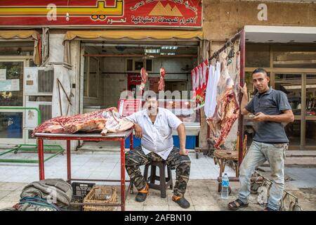 Meat market. Cairo (Egypt Stock Photo - Alamy