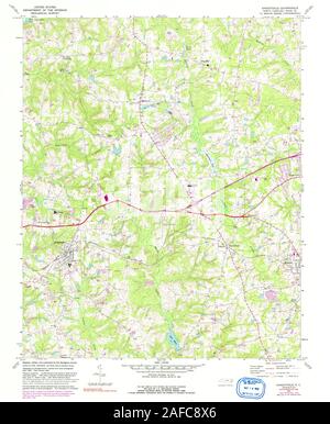 Knightdale, North Carolina, map 1967, 1:24000, United States of America ...