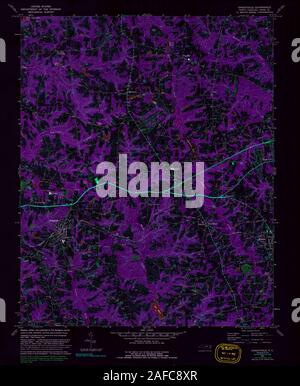 Knightdale, North Carolina, map 1967, 1:24000, United States of America ...