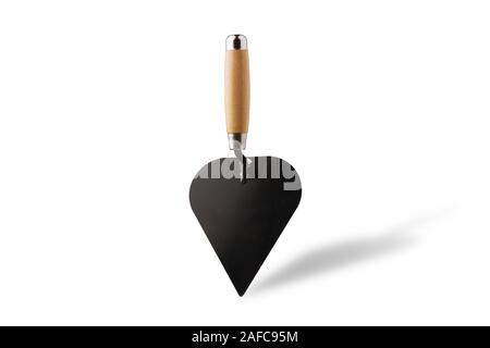 Triangle trowel isolated on white background Stock Photo - Alamy