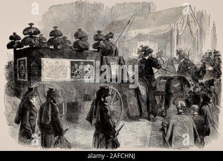 Coffin of his late Royal Highness, the Prince Consort, Albert. December ...