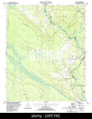 Map of Rowan in North Carolina Stock Photo - Alamy