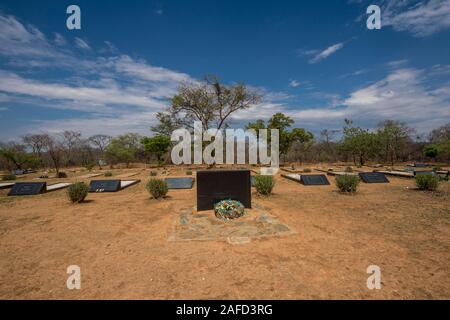 Chinoyi (Sinoia), Zimbabwe. The Mashonaland West Provincial Heroes Acre ...