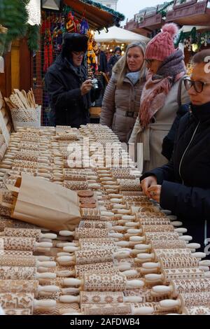 Carved rolling pin Stock Photo - Alamy