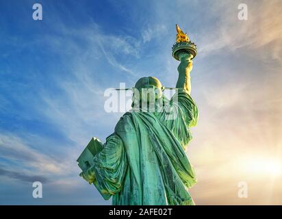 The Statue of Liberty back side Stock Photo: 220963246 - Alamy