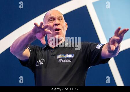 Londen, UK. 15th Dec, 2019. LONDEN, 14-12-2019, Darts player Andy ...