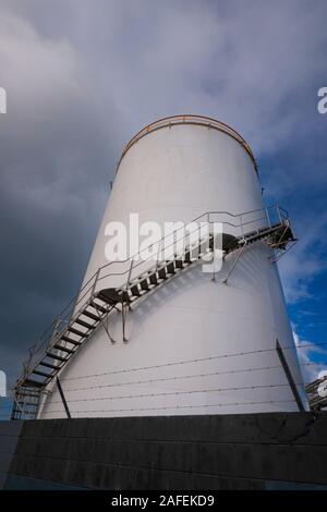 The 'Tank Farm', Wynyard Point industrial storage area on Auckland's ...