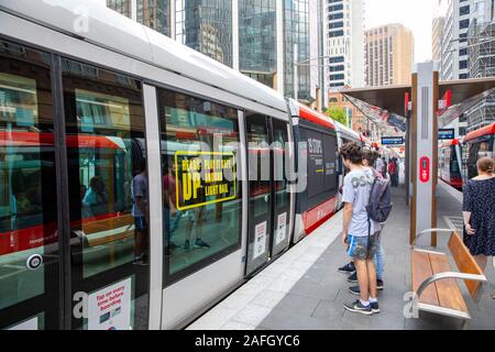 Passengers wait to board a tram in Addis Ababa, Ethiopia, 22 September ...