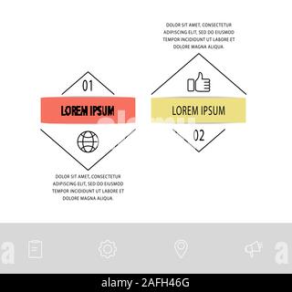 Vector Brochure Triangle Background. Two modern geometrical template ...