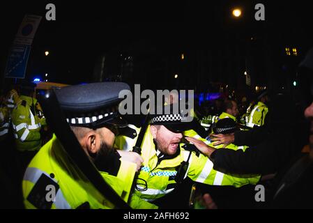 Stand up to Racism clash with police and streamers in Altrincham. A ...