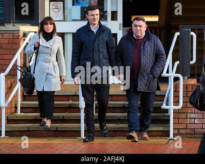 The family of Alex Rodda leave South Cheshire Magistrates' Court, Crewe ...